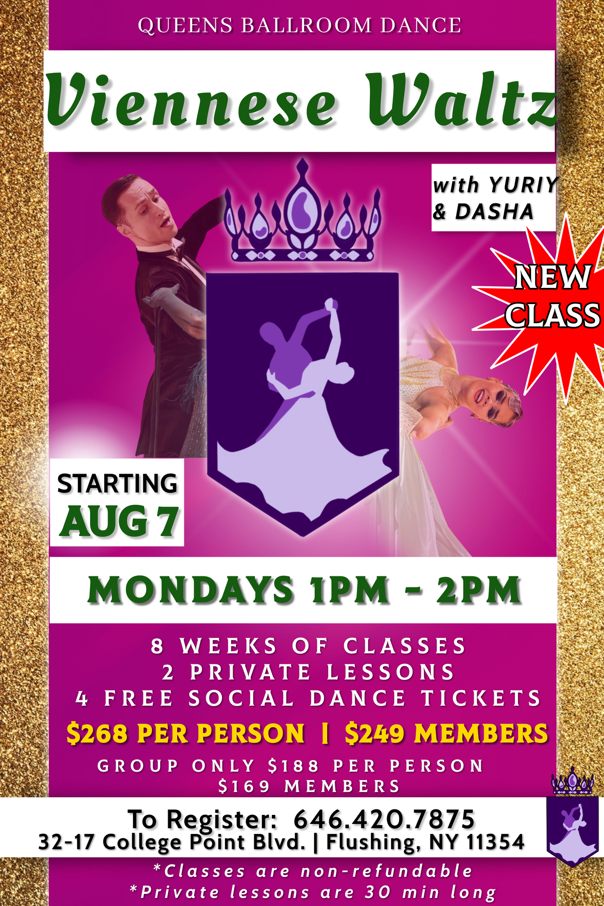 Adult Dance Classes - Queens Ballroom Dance