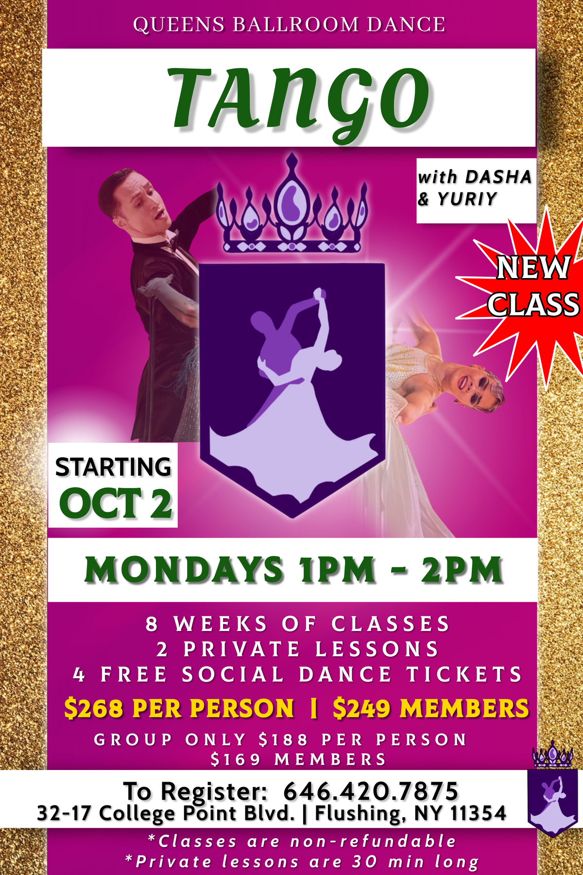 Adult Dance Classes - Queens Ballroom Dance